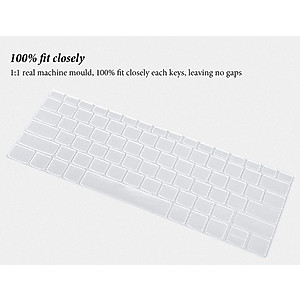 Keyboard Cover Skin for Lenovo Ideapad Flex 5i 14" 2 in 1 Laptop/Yoga 7i 5i 14/ Flex 5 5g 14" 2-in-1 Laptop/Flex 5 14IIL05 14 /Idepad S540 14/ ThinkBook 14 Gen 2 Gen 4/ThinkBook 14s Yoga- Clear