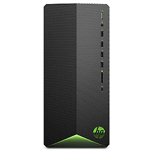 HP Pavilion Gaming Desktop PC, AMD Ryzen 7 5700G Processor, NVIDIA GeForce RTX 2060 Graphic, 32GB RAM, 1TB SSD + 1TB HDD, WiFi, Bluetooth, Windows 11 Pro，ARIMOOZ