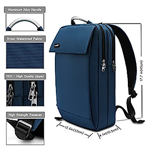 Oakisma 17.5 inch Travel Laptop Backpack for Men Women Business School Backpacks,Black Backpack