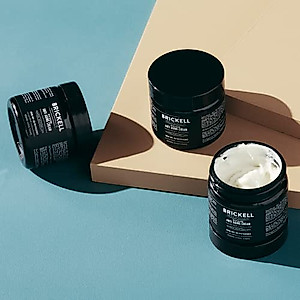 Brickell Men's Revitalizing Anti-Aging Cream For Men, Natural and Organic Anti Wrinkle Night Face Cream To Reduce Fine Lines and Wrinkles, 2 Ounce, Scented