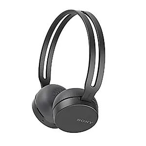 Sony WH-CH400 Wireless Headset/Headphones with mic for phone call, Black