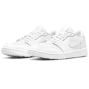 Jordan Mens Air 1 Low Golf DD9315 101 Triple White - Size 10