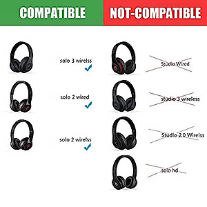 Lektuen Solo3 Headband Replacement Solo 3 Wireless Headband Replacement Repair Fix Parts Compatible with Solo3 Solo2 Wired/Wireless On-Ear Headphones (Rose Gold)
