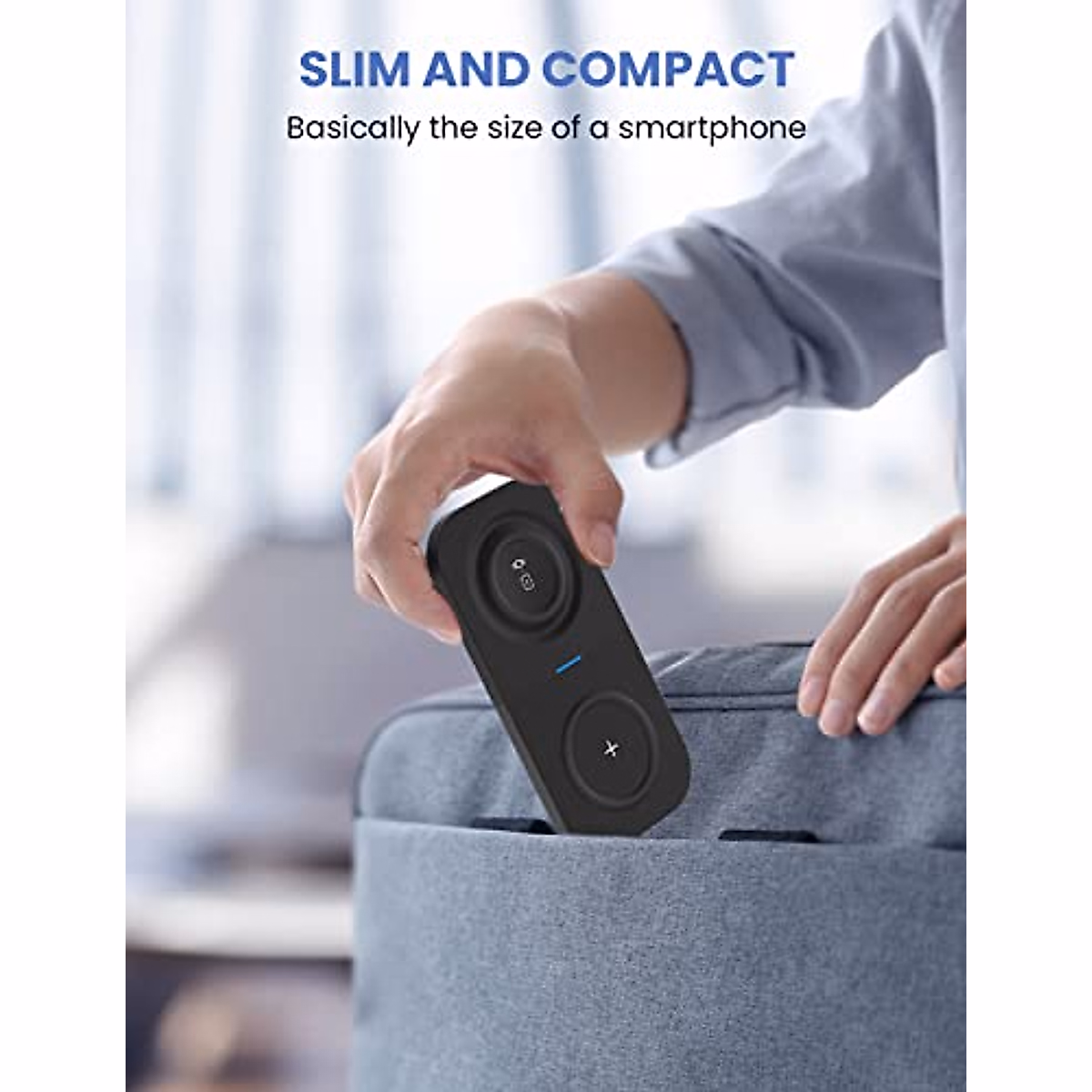 Dual Wireless Charger for Samsung Galaxy Watch and Phone, Duo Charging Pad for Galaxy Watch 5/4/3,Active 2/1,Charging Station for Galaxy Buds 2/+/Pro/Live (Black)