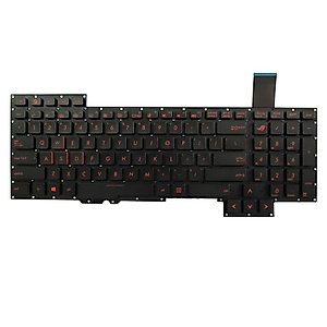 Abakoo New Keyboard Compatible with ASUS G751 G751J G751JM G751JL G751JY G751JT 0KNB0-E601US00 ASM14C33USJ442 RED US