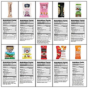 100 CALORIE Snack Packs Care Package | VALENTINES DAY GIFT BASKETS | Vegan, Gluten Free Dairy Free Snacks, Bars & Nuts all 100 calories or Less [20 count] Holiday Gift Basket | Low Calorie Diet Snacks | Snack Food Gifts