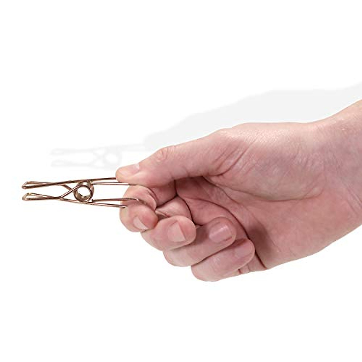 Oakenleaf Clothespins pegs Rose Gold Will Not Rust 316 Stainless Steel 20 Piece Stylish Heavy Duty Clothes Pegs Modern & Eco-Friendly 3inch - The Forever Peg