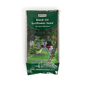 Petco Black Oil Sunflower Seed Wild Bird Food, 30 lb Bag