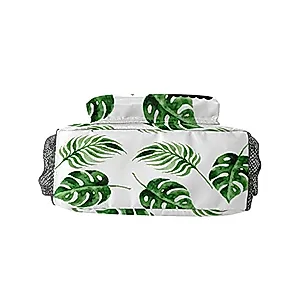 Leaf Personalized Name Unisex Waterproof Backpack for Kids Children Boys Girls Daily Bag