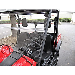 Chikia 6PCS Front Windshield Mount Clamps Straps Kit Compatible For Hisun UTV 400 500 700 800 strike550 Massimo msu 500 700 Axis 500 700 Coleman 500 700 Cub Cadet 500 700 Bennche 500 700