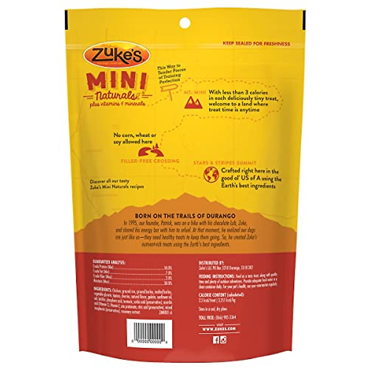 Zuke's Mini Naturals Dog Training Treats, Salmon Recipe, Soft Mini Dog Treats with Vitamins & Minerals, Made for All Breed Sizes (Chicken, 16 Ounce (Pack of 2))