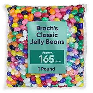 Brachs Classic Jelly Beans Halloween Candy - 1 Pound Bulk Bag Of Jelly Beans Candy - Perfect For Parties, Gifts, and Everyday Snacking