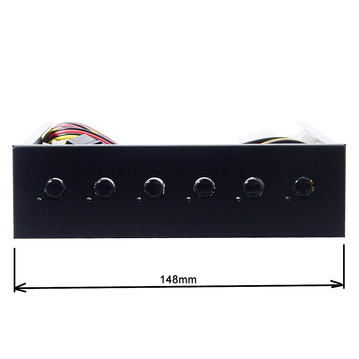 CY Hard Disk 6 Ways Control System Intelligent Control Management System HDD SSD Power Switch with 5.25 CD-ROM Bay