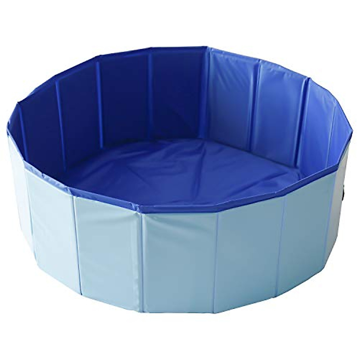 Homend PVC Pet Swimming Pool Portable Foldable Pool Dogs Cats Bathing Tub Bathtub Wash Tub Water Pond Pool Blue (160x30cm(63"x12"))