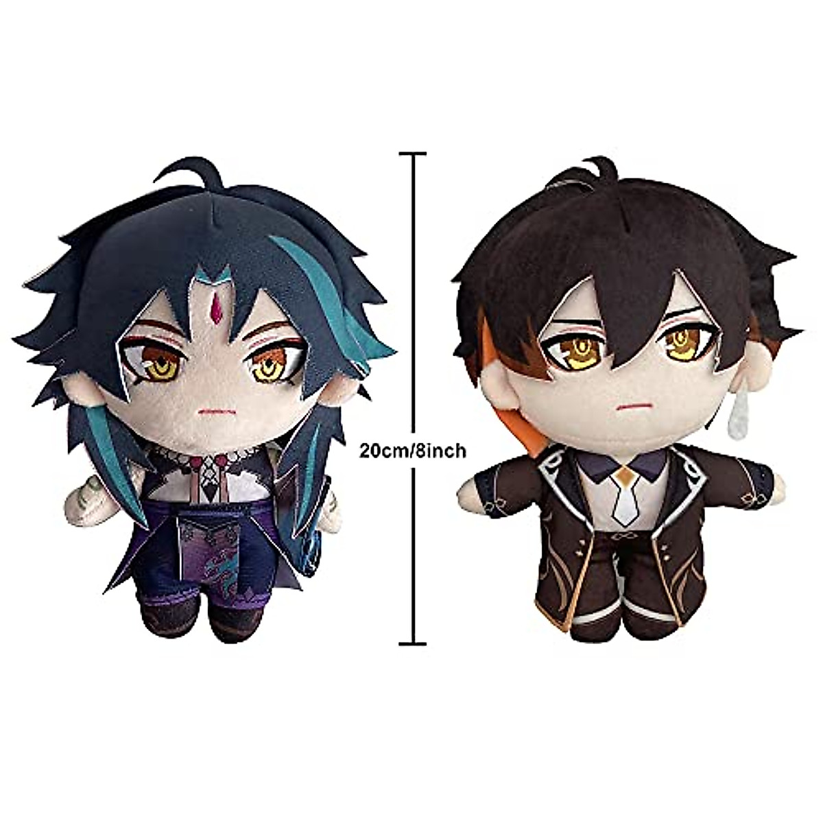 Oismys Zhong Li Xiao Plush Doll Soft Stuffed Figures Toys Game Cute Plush Toys Gifts Pillow for Boys Girls 20cm/8inch