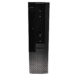 Dell OptiPlex 990 Ultra Small Space Saving PC Desktop Computer, Intel Quad Core i5, 8GB RAM, 500GB HDD, Windows 10 Pro, New 16GB Flash Drive, Wireless Keyboard & Mouse, DVD, WiFi (Renewed)