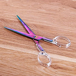 Acrylic Multi Color Office Scissors (7") by DS DRAYMOND STORY - Desktop Stationery (Wife Birthday Gift Ideas)