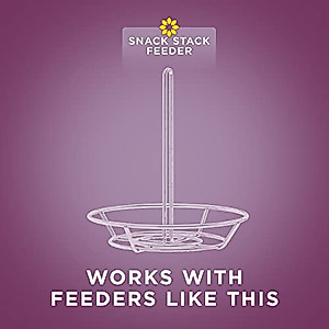 Audubon Park Nut & Fruit Snack Stack Wild Bird Food, Bird Seed Cake for Outside Feeders, 6-Pack