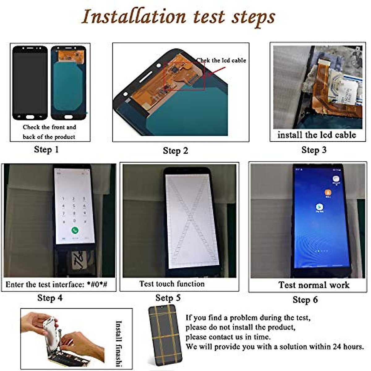 Ocolor Screen for Huawei Y9 2019 Enjoy 9 Plus Screen Replacement for Huawei Y9 2019 JKM-LX1 JKM-LX2 JKM-LX3 LCD Display Touch Digitizer Assembly