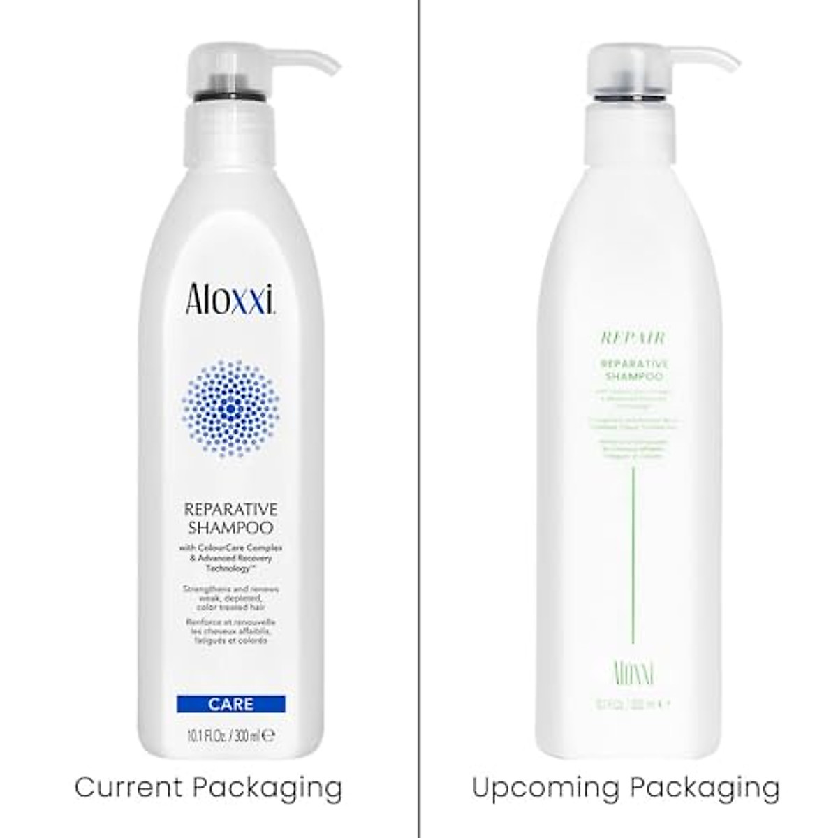 ALOXXI Reparative Hair Repair Shampoo for Damaged Hair with ColourCare Complex & Advance Recovery Technology - Cleanses Damaged & Over-processed Hair, 33.8 Fl Oz