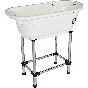 Flying Pig™ Pet Dog Cat Portable Bath Tub (White, 37.5"x19.5"x35.5")