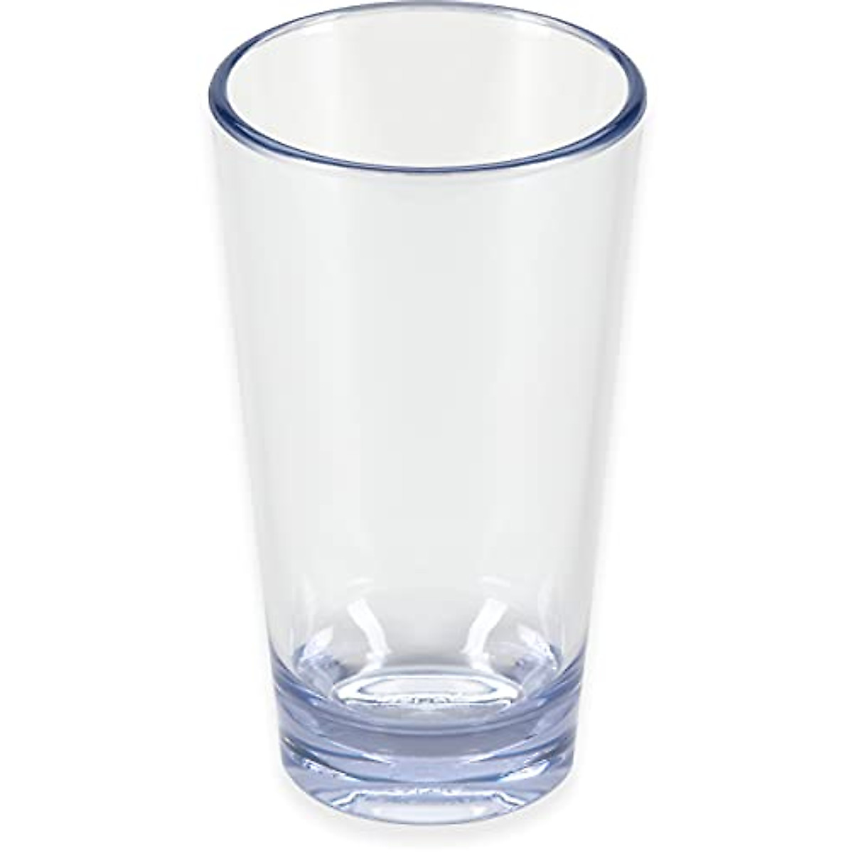 Carlisle FoodService Products Alibi Round Glass Clear Glass for Restaurants, Catering, Kitchens, Plastic, 16 Ounces, Clear