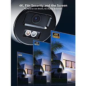 ANNKE C800 4K PoE Security Camera with AI Human/Vehicle Detection, IP Cam with Audio,Wide Angle, Remote Access, 100 FT 2.0 Night Vision, IP67, H.265+, Support to 512GB TF Card