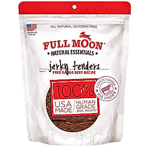Full Moon All Natural Essentials Beef Jerky Tenders Free Range Human Grade 24 oz