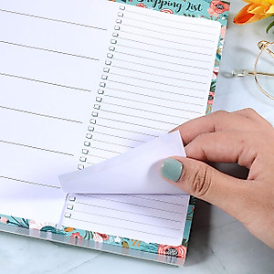 Weekly Meal Planner - Grocery List Magnetic Notepads 7" x 9" Meal Planning Pad with Tear Off Shopping List for Convenient Shopping - Notepad with Magnet for Refrigerator or Desk