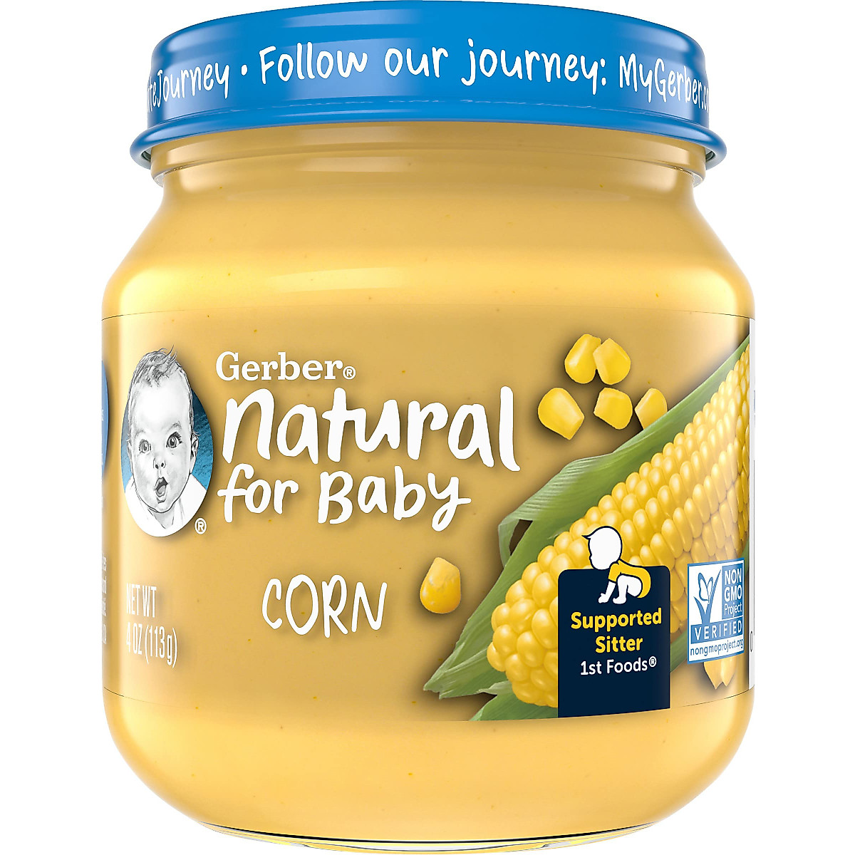 Gerber Natural for Baby 1st Foods Baby Food Jar (Corn)
