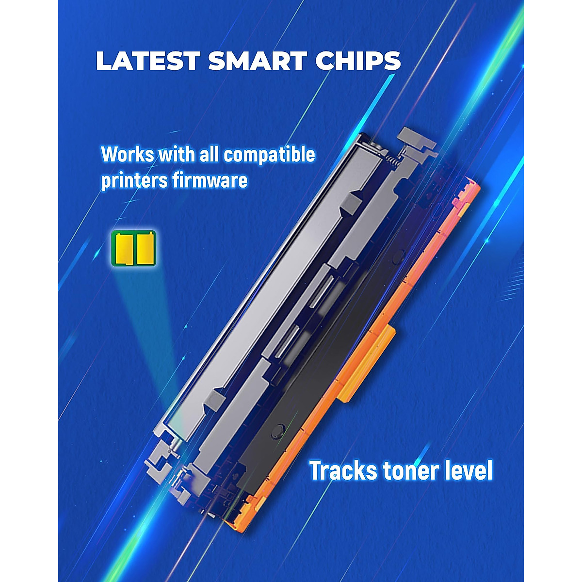 4 Pack (1BK+1C+1Y+1M) 307A | CE740A CE741A CE742A CE743A Remanufactured Toner Cartridge Replacement for HP Color Professional CP5225 CP5225n CP5225dn Printer -by Leadyink