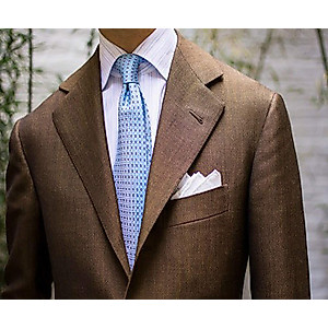 RDS HANKYTEX Men's White Handkerchiefs,100% Soft Cotton Hankie