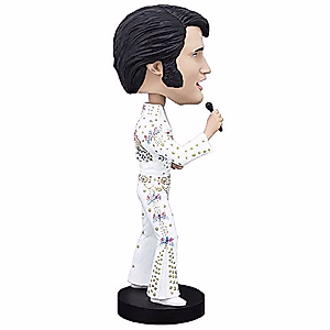 Royal Bobbles Elvis Presley Aloha from Hawaii Bobblehead, Premium Polyresin Lifelike Figure, Unique Serial Number, Exquisite Detail