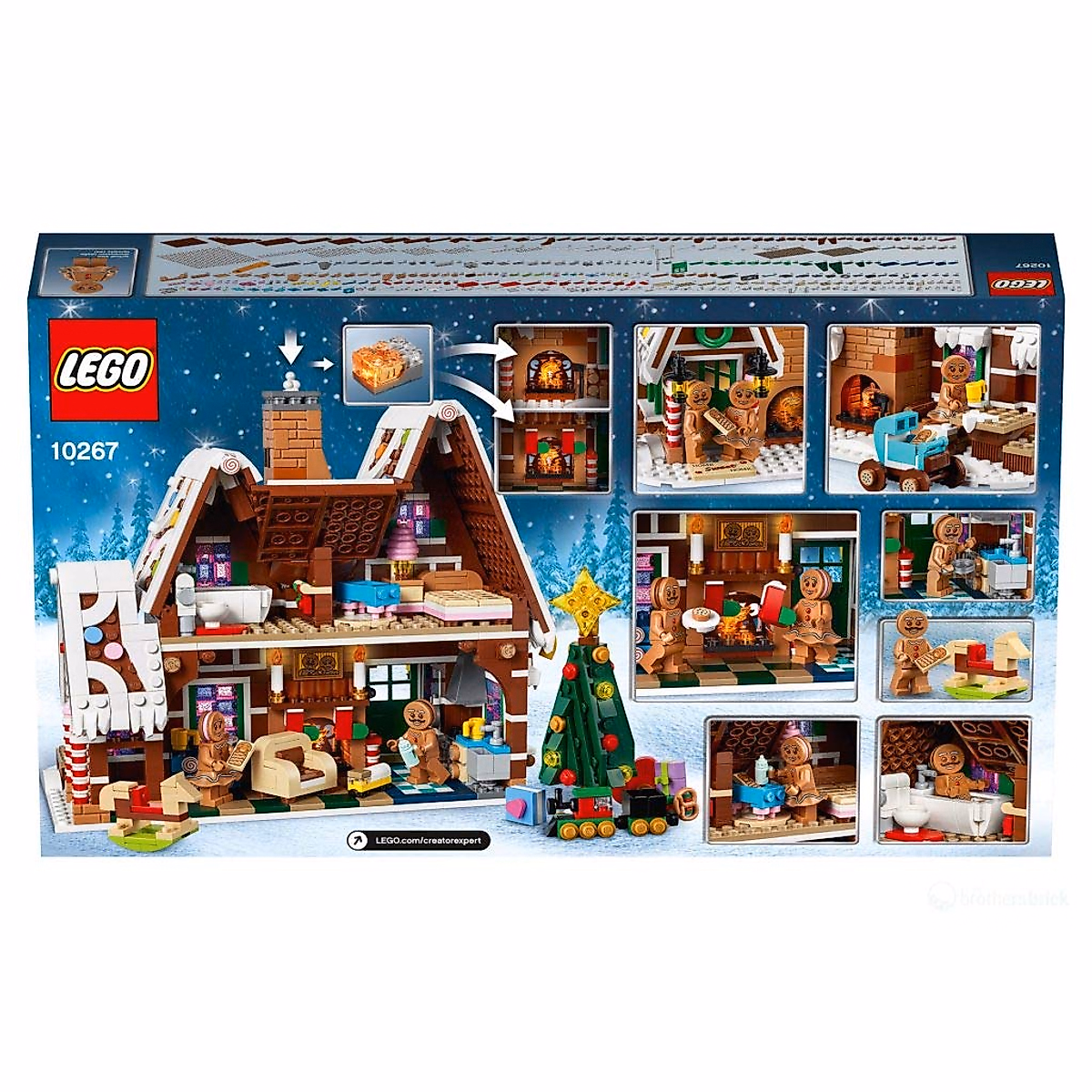 LEGO Creator Expert Gingerbread House 10267 Building Kit (1,477 Pieces)