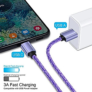 Android Charging Cable Samsung Phone Charger Fast Charging Cord USB Type C Cable Charger Fast Charge 6FT for Samsung Galaxy S23 Ultra/S22 /S21/S10/S9/A14/A13 5G/A03s/A01/A11/A12/A20/A23/A50/A51/A52