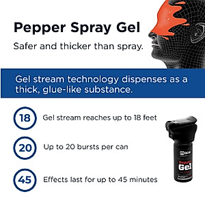 Mace Brand All Day Security Kit (Black) – Includes Mace Brand Night Defender Pepper Gel with LED Light, Mace Personal Pepper Spray, and Mace Sport Spray – Great for Self-Defense Any Time of Day