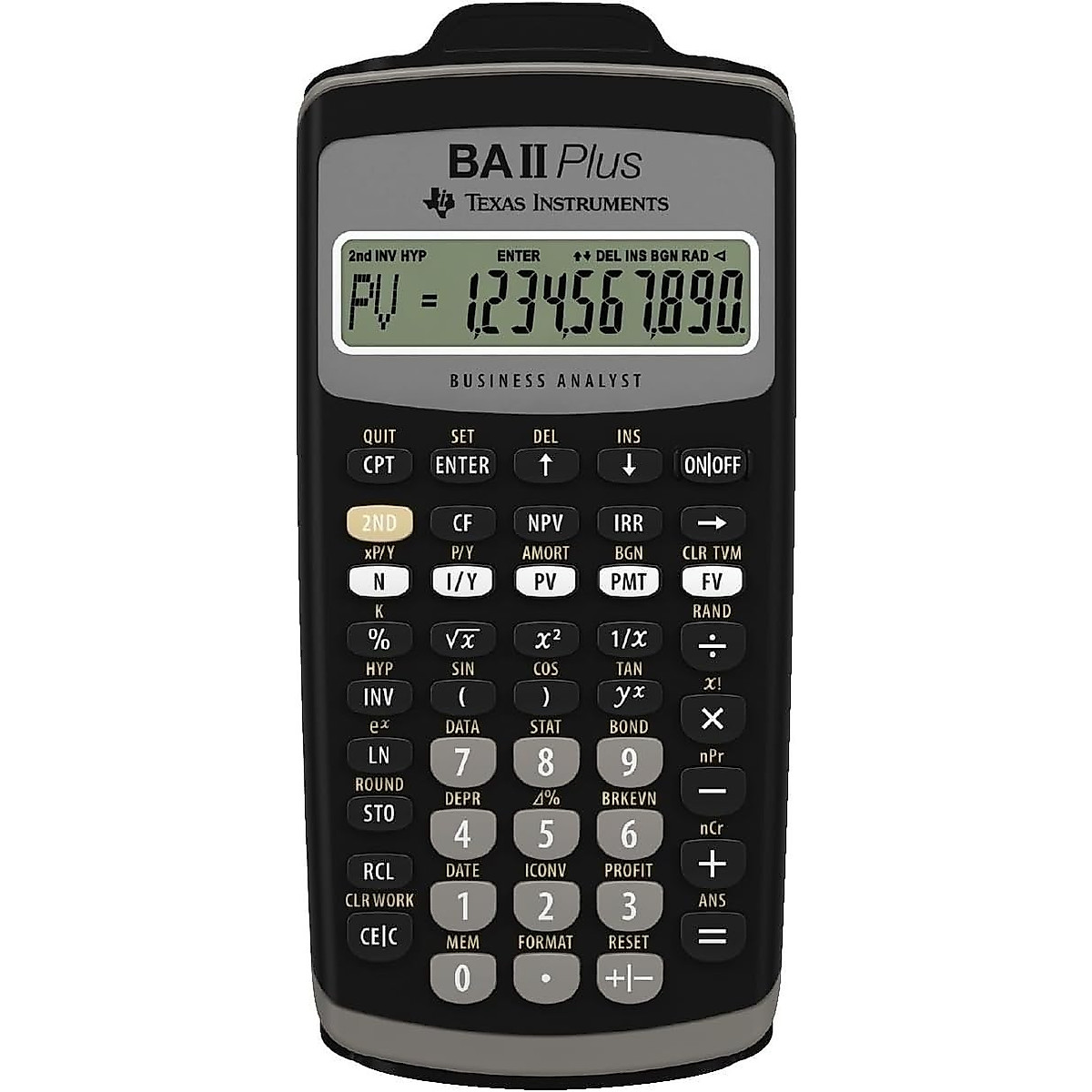 TEXBAIIPLUS - Texas Instruments BA-II Plus Adv. Financial Calculator