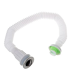 LMMDDP Universal Kitchen Cover Up Basin Sink Water Strain with Flexible Flume Pipe Kit