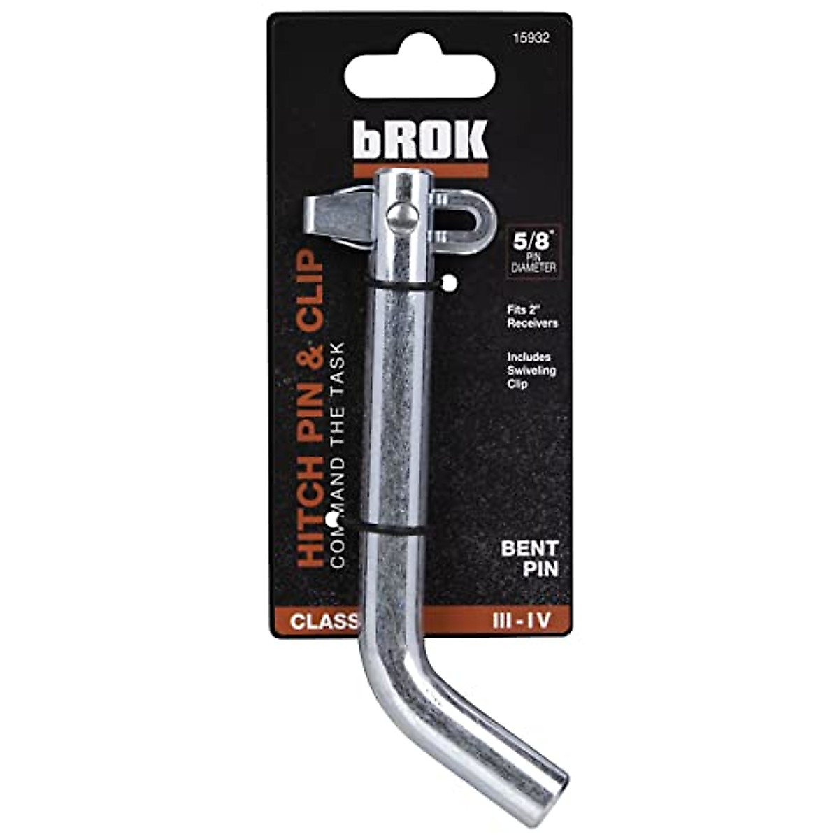 bROK Products 15932 Pin & Clip Swivel Lock