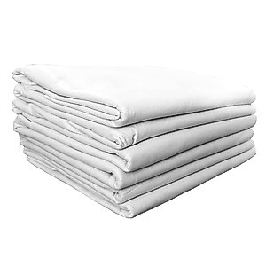 LinerWorld Pool Liner Pad for Above Ground Pools Round Oval Rectangle 15', 18', 21', 24', 27', 12'x24', 15'x30', 18'x33' & More| (24' Round), white