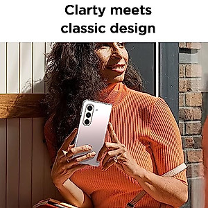 AICase for Samsung Galaxy Z Fold 5 Case Clear, [Anti-Yellow] Slim Fit Transparent Hard PC Protective Phone Case for Samsung Fold 5 5G