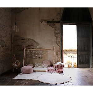 Lorena Canals USA Washable Rug Bubbly Natural - Vintage Nude, 4'