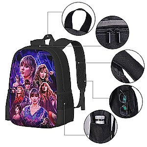 OLDX Taylor Singer Swift Collage Backpack Taylor Singer Swift Photos Backpack Canvas Lightweight Backpack Work Sport Hiking Backpack