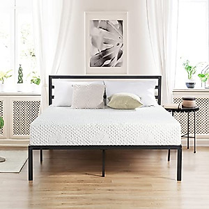 Olee Sleep 9" Cool I-Gel Multi Layered Memory Foam Mattress, Full, White