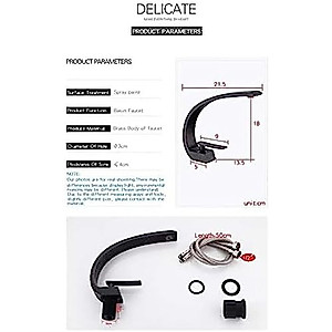 Kitchen Taps Innovative Black Brass Bathroom Basin Faucet Cold and Hot Water Mixer Taps Antique Bath Sink Taps Mixer