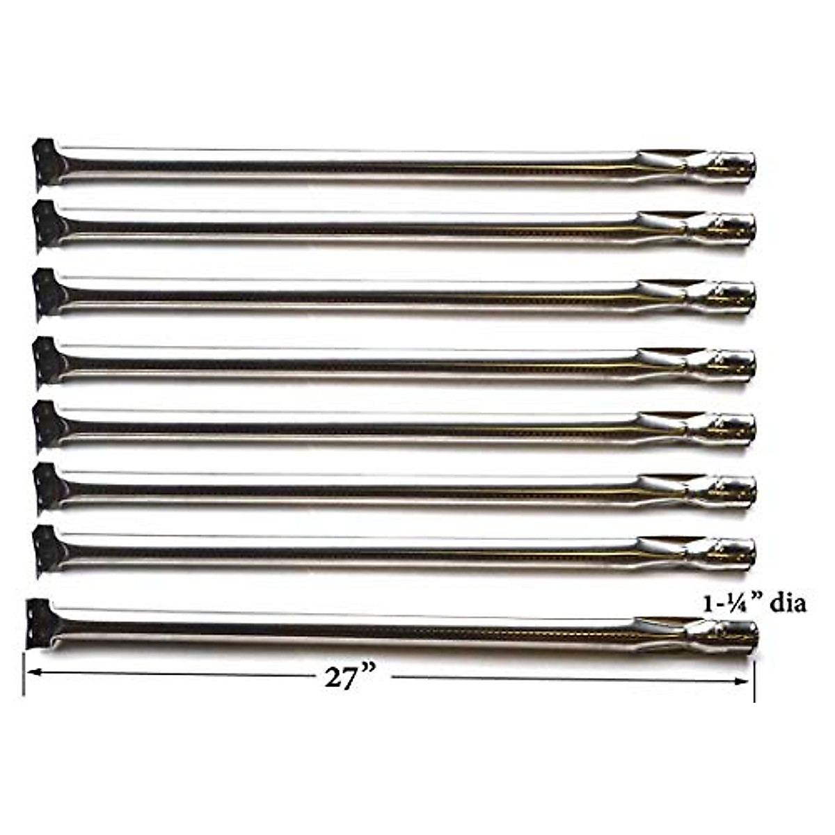 Magikitch'n Magicater 300304860 Burner 27, LPG-30, LPG-60, NPG-30, NPG-60, LPAGA-30, LPAGA-60, LPCGA-30, LPCGA-60 (8-Pack) Grill Burner