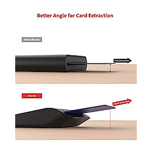 CAC Card Reader with LED Indicator, DOD Military Common Access, (5 feet Long Cable). Universal Compatibility, Compact PIV Smart Card Reader Compatible with Windows, Mac OS– Black AKERU [EAL-20]