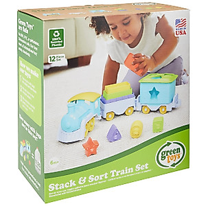 Green Toys FC Stack & Sort Train