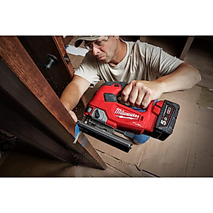 Milwaukee Fuel Top Handle Jigsaw 18V Bare Unit, Red, Large