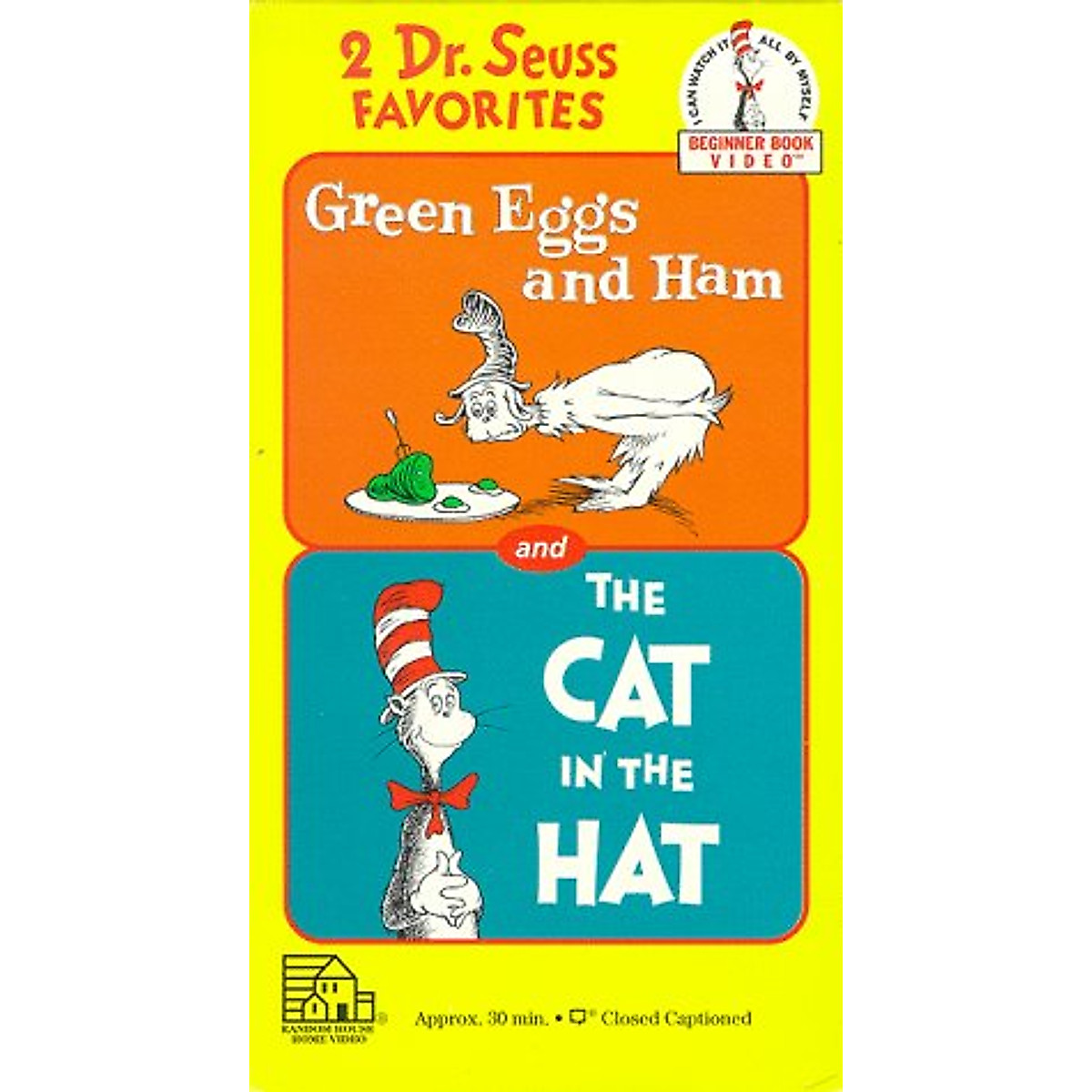 Dr. Seuss - Green Eggs & Ham/The Cat in the Hat [VHS]